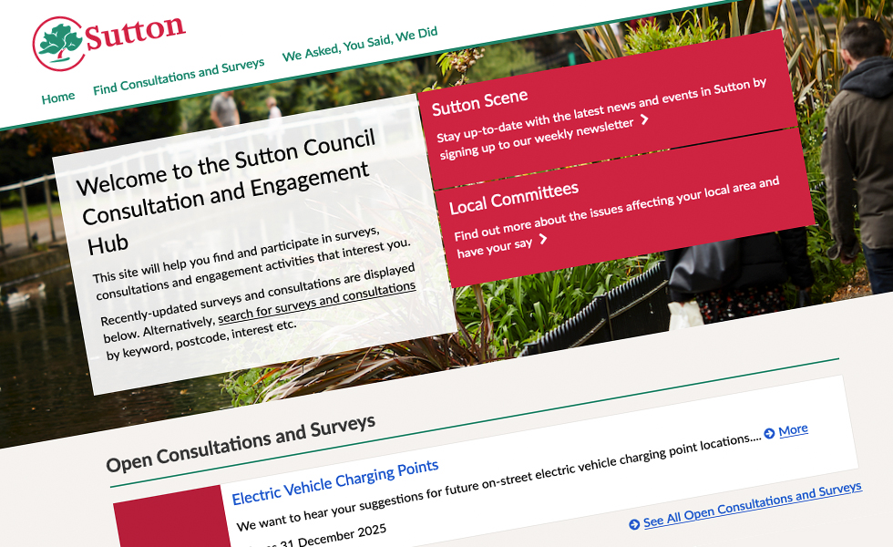 How London Borough of Sutton, UK uses Citizen Space